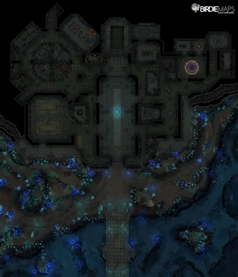 Underdark Keep Map Dungeon Maps Fantasy Town Map