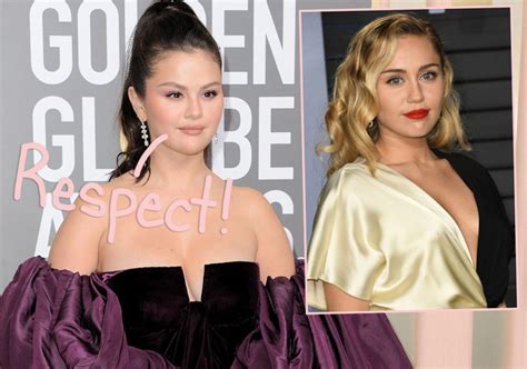 Selena Gomez Drops Curious Miley Cyrus Reference In Super Hawt Makeup Free Selfie Perez Hilton