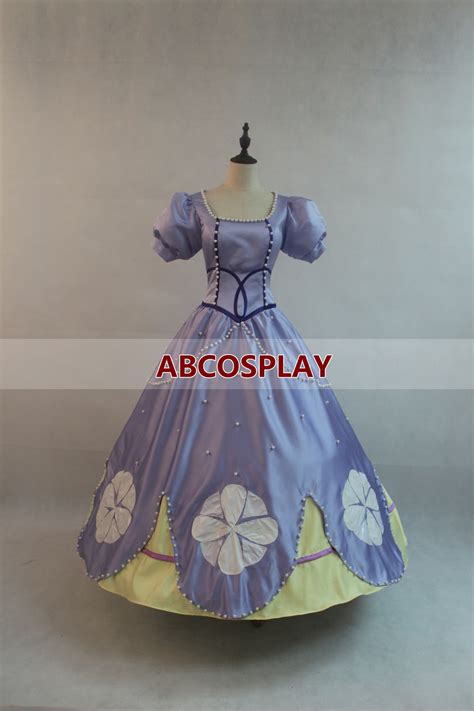Sofia The First Princess Dress Sofia Cosplay Costume Princess Sofia Dress Abcosplay