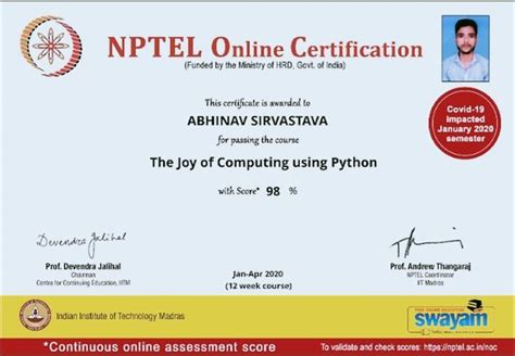 Abhinav Srivastava On Linkedin Nptel