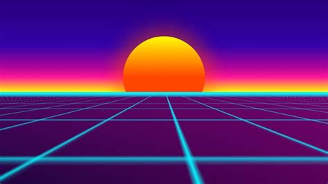 Synthwave Motion Day And Night Responsive Pure Html And Css