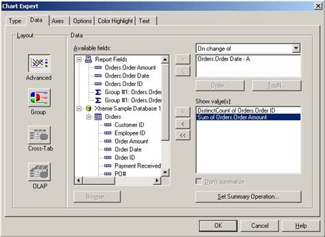 Crystal Reports Creating A Combo Control Chart InfoSol