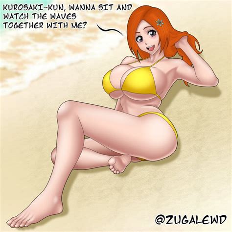 Zugalewd Inoue Orihime Bleach Absurdres Commentary English