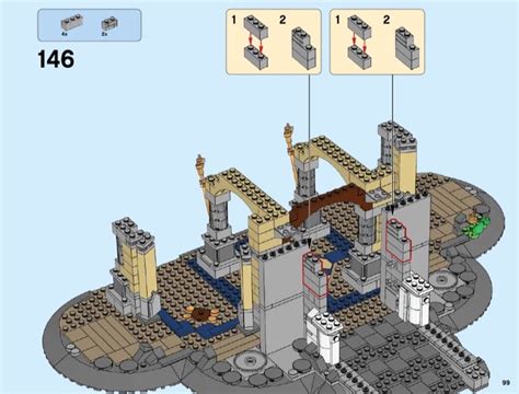 Lego Instructions For Set 71040 Disney Castle Disney Disney Parks