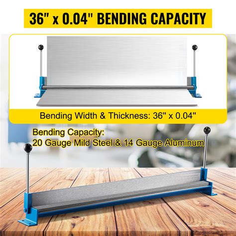 Vevor 36 In Sheet Metal Bending Brake Bender Aluminum Steel Trim