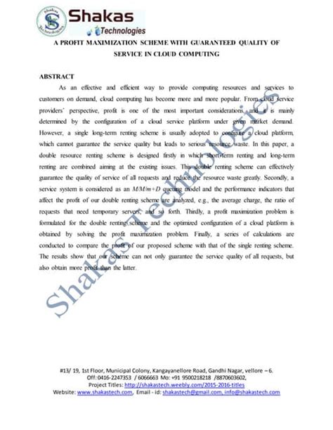 A Profit Maximization Scheme With Guaranteed Quality Of Service In Cloud Computing Pdf