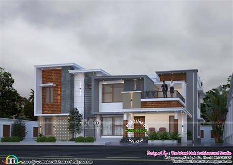 Trending Contemporary Style Villa Kerala Home Design And Floor Plans K Dream Houses