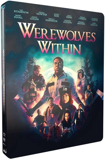 Werewolves Within Steelbookbddvd Blu Ray Sam Richardson Milana