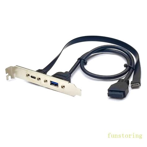 Jual FUN USB3 2 Header Panel Depan Tipe E Ke Kabel Ekstensi Female USB C Transmisi Data