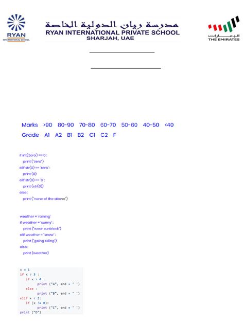 Conditional Statement Programs Pdf