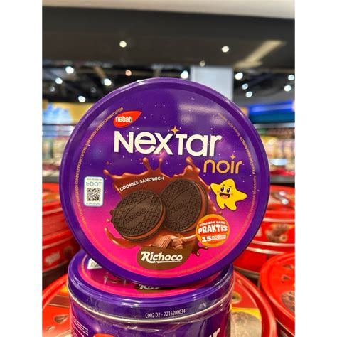 Jual Nextar Noir Choco Sandwich 105gr Kaleng Shopee Indonesia