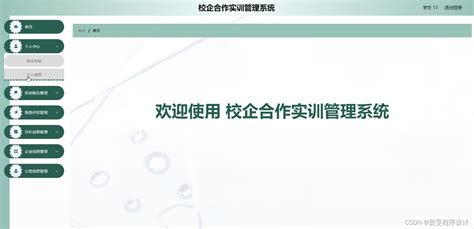 Javaphpnodejspython校企合作实训管理系统【2024年毕设】 Csdn博客