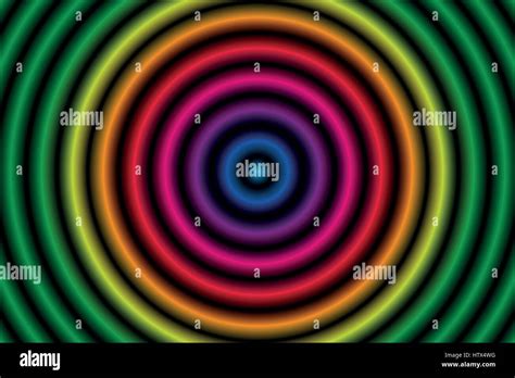 Vector Concentric Circle Circular Abstract Background Stock Vector Image And Art Alamy