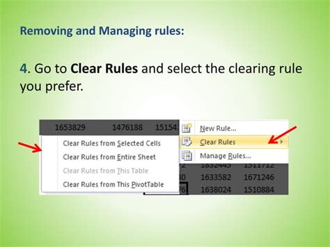 Conditional Formatting Pptx