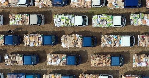 이웃 나눔 위해 모은 재활용품