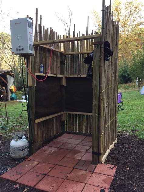 My Moms Outdoor Shower She Just Finished At Her Camping Spot Rhomestead