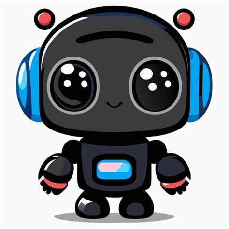 현실적인 스타일의 챗봇 개념 배경 프리미엄 벡터