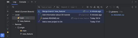 Tutorial Getting Started With Git In Datagrip Datagrip Documentation