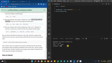 playback speed pset0 cs50 s programming with python youtube