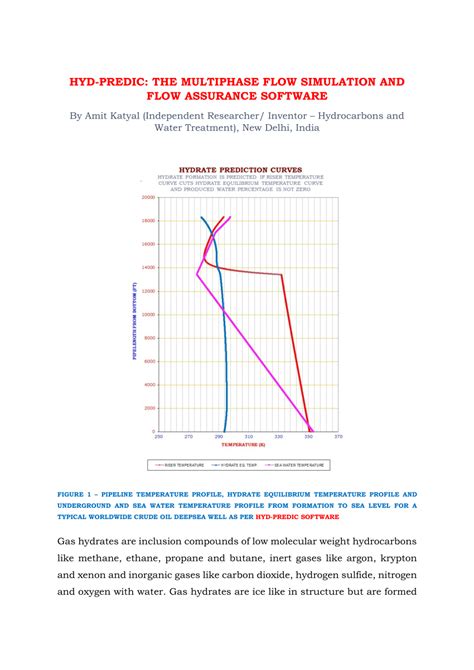 Pdf Hyd Predic The Multiphase Flow Simulation And Flow Assurance Software