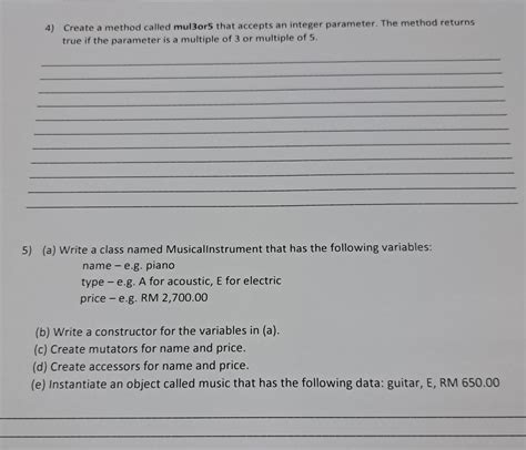 solved classroom exercise 1 create a method sleepin that
