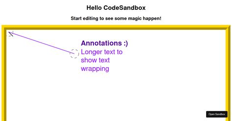 React Annotation Examples Codesandbox