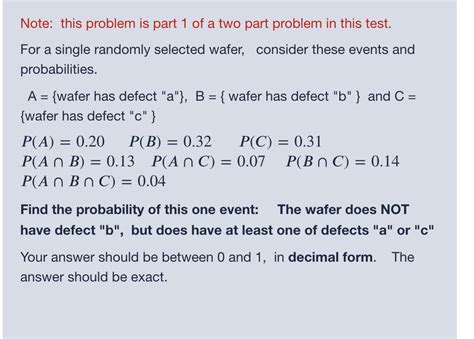 Solved Note This Problem Is Part 1 Of A Two Part Problem In