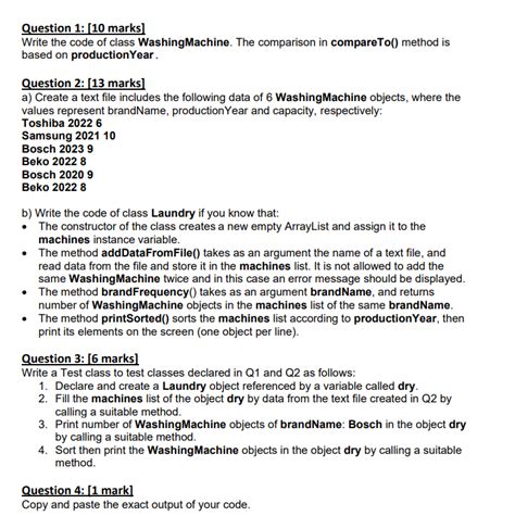 Solved Question 1 10 Marks Write The Code Of Class