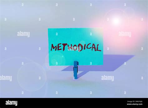 Sign Displaying Methodical Business Approach System Of Methods Used In