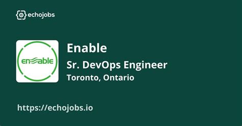 Enable Is Hiring Sr Devops Engineer Toronto Ontario Azure Docker Terraform Rjoblead