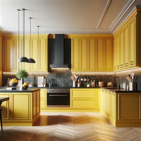 14 Kitchen Cabinet Color Ideas For Black Granite Countertops