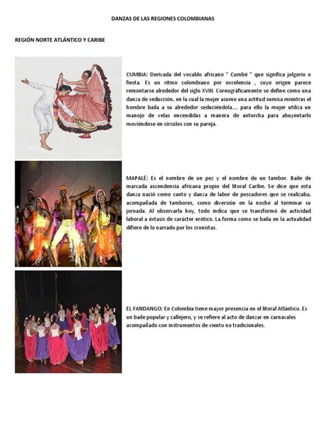 Danzas De Colombia Bailes Colombia