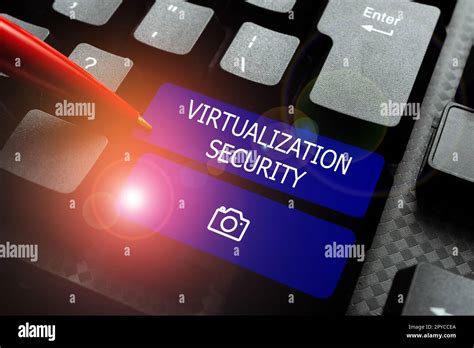Conceptual Display Virtualization Security Concept Meaning Application