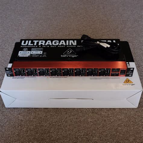 Behringer Ada8200 8ch Adat Converter Ultragain Digital Microphone Preamp 1872294259