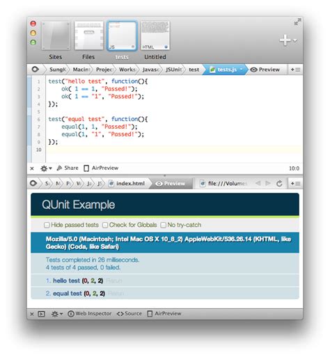 Qunit을 이용하여 Javascript 단위테스트하기
