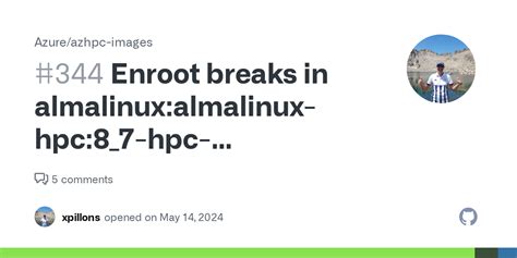Enroot Breaks In Almalinuxalmalinux Hpc87 Hpc Gen2872024042601