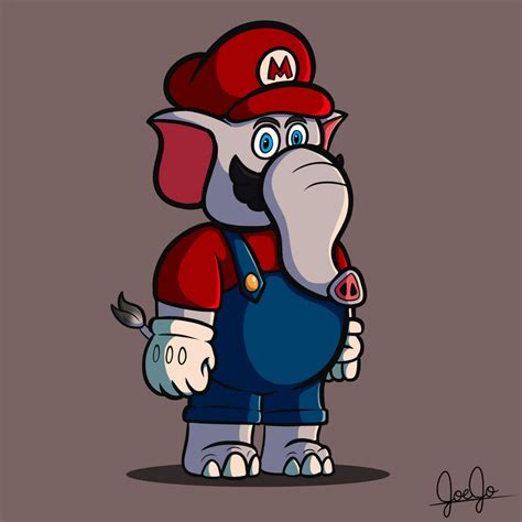Elephant Mario By Joejo22 On Deviantart
