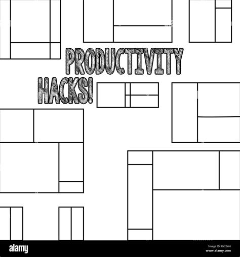 Handwriting Text Productivity Hacks Conceptual Photo Hacking Solution