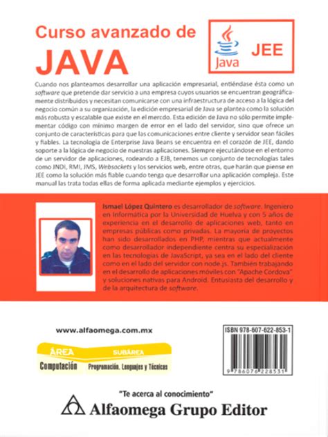 curso avanzado de java manual práctico alfaomega méxico