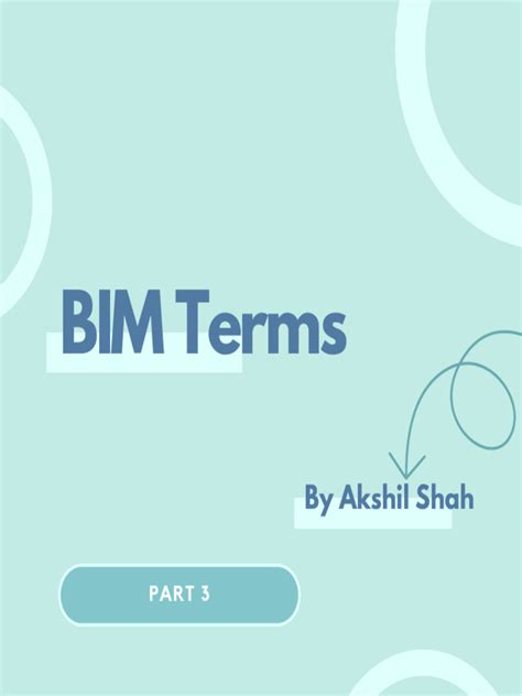 Bim Terms Pdf Building Information Modeling Information