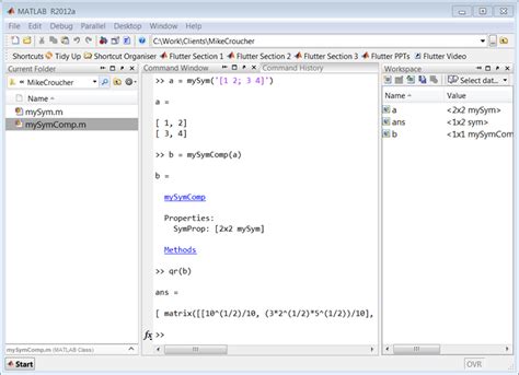 walking randomly explorations in overriding matlab functions
