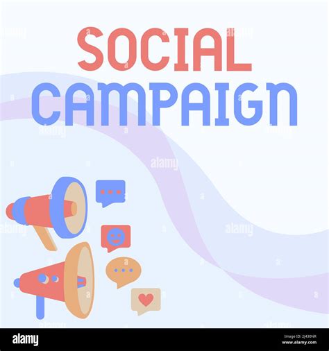 Sign Displaying Social Campaign Concept Meaning Use Social Media