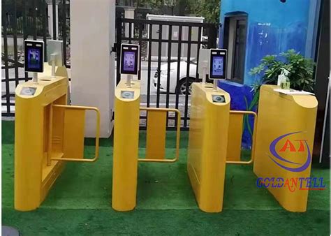 High Safety Optical Turnstiles Face Recognition Access Control Swing Barrier Gate