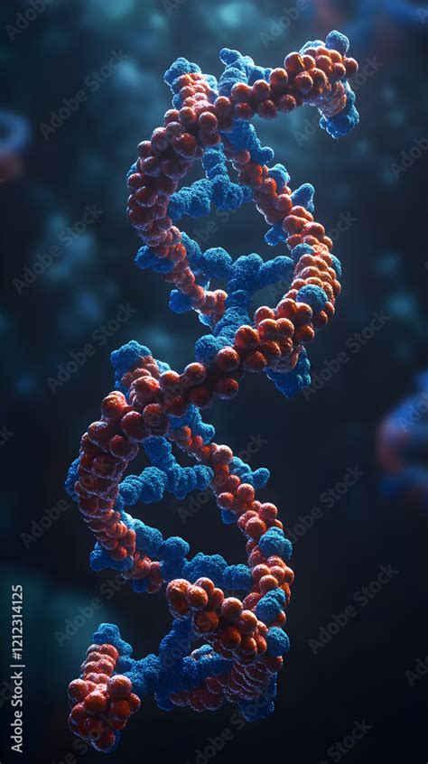 Highly Detailed Scientific Illustration Of A Nucleotide The Building Block Of DNA And RNA In