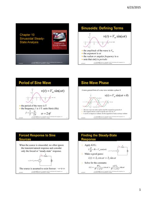 Ch101112 Sinusoidal Steady State Analysis Pdf