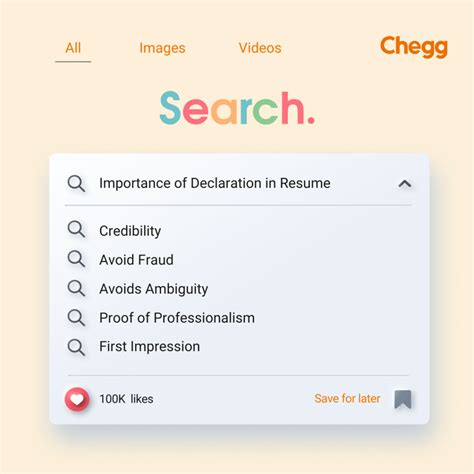 Declaration In Resume Top Tips For Strong Application In