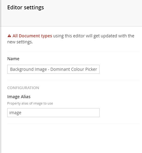 Dominant Colour Picker Data Type Our Umbraco