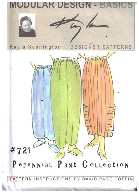 Kayla Kennington Design Patterns 721 Perennial Pant Collection Sewing