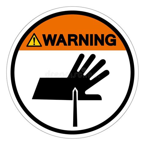Warning Sharp Points Symbol Sign Vector Illustration Isolate On White Background Label Eps10