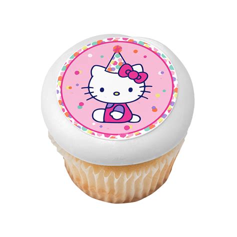 Hello Kitty Party Hat Photocake Image Decopac